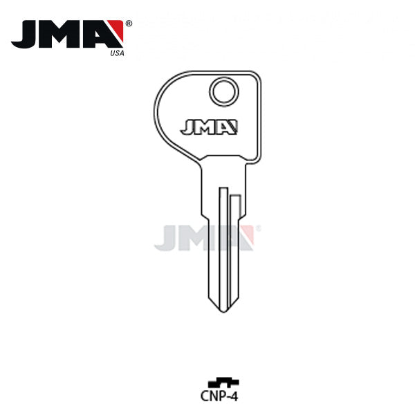 JMA - 1659 Canada Post Metal Key Blank / CNP-4 / Pack of 10 – KeyBlanks
